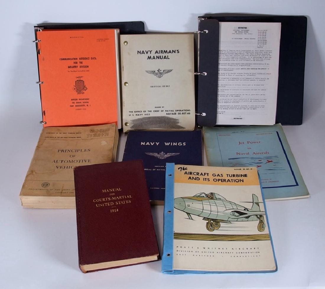8 Us Korean War Period Military Manuals