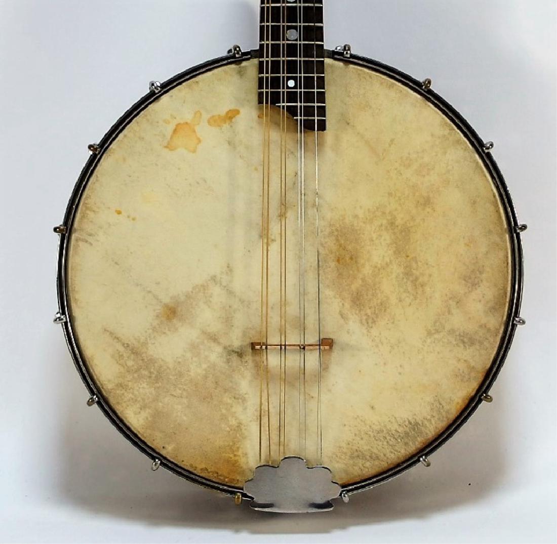 Vintage Banjo Mandolin Banjolin W/ Original Case