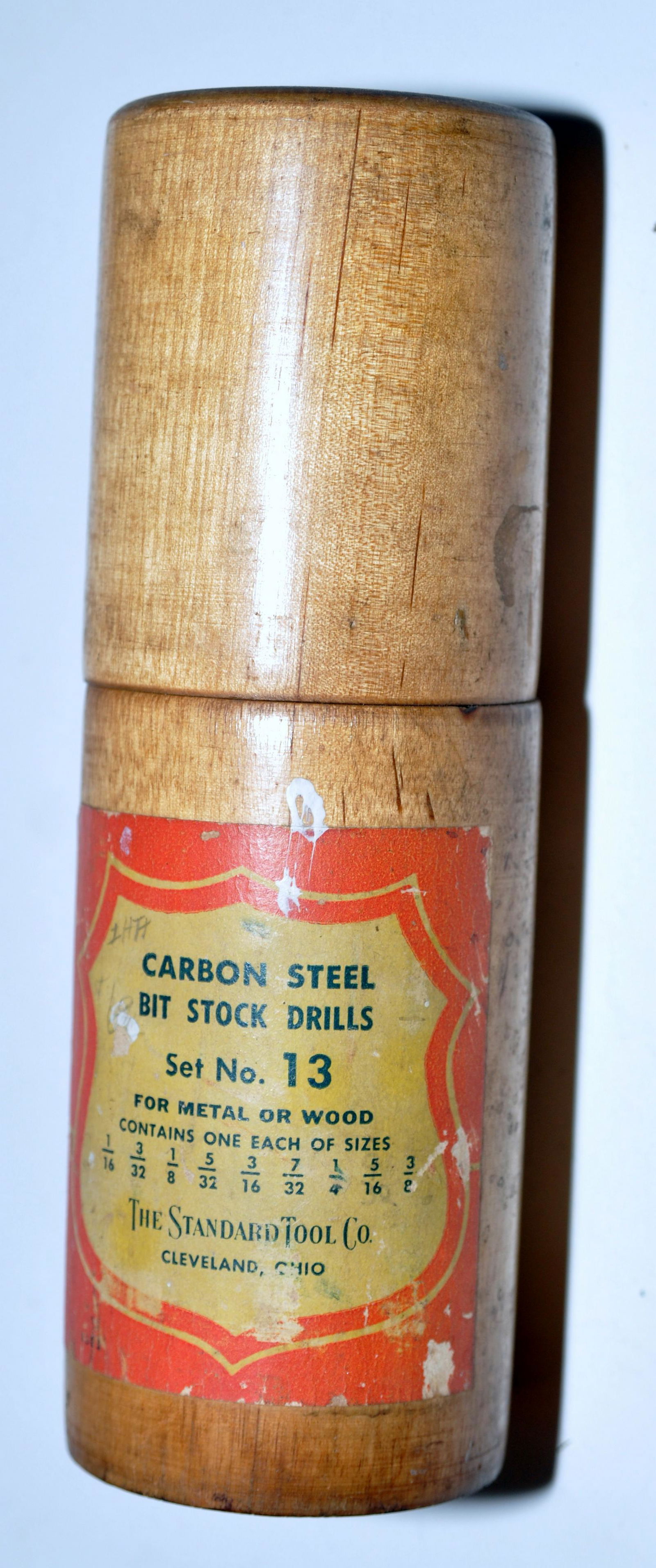 Vintage Carbon Steel Bit Drills Set In Original Case