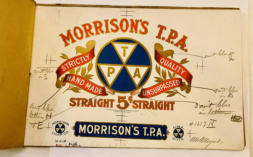 Morrisons Tpa Cigar Progressive Book For Label