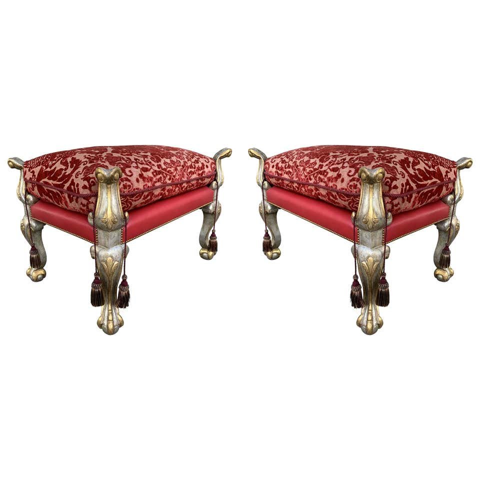 EMPIRE STYLE BENCHES WITH A GOLD & SILVER GILDED FRAMES - Jul 01, 2020 ...