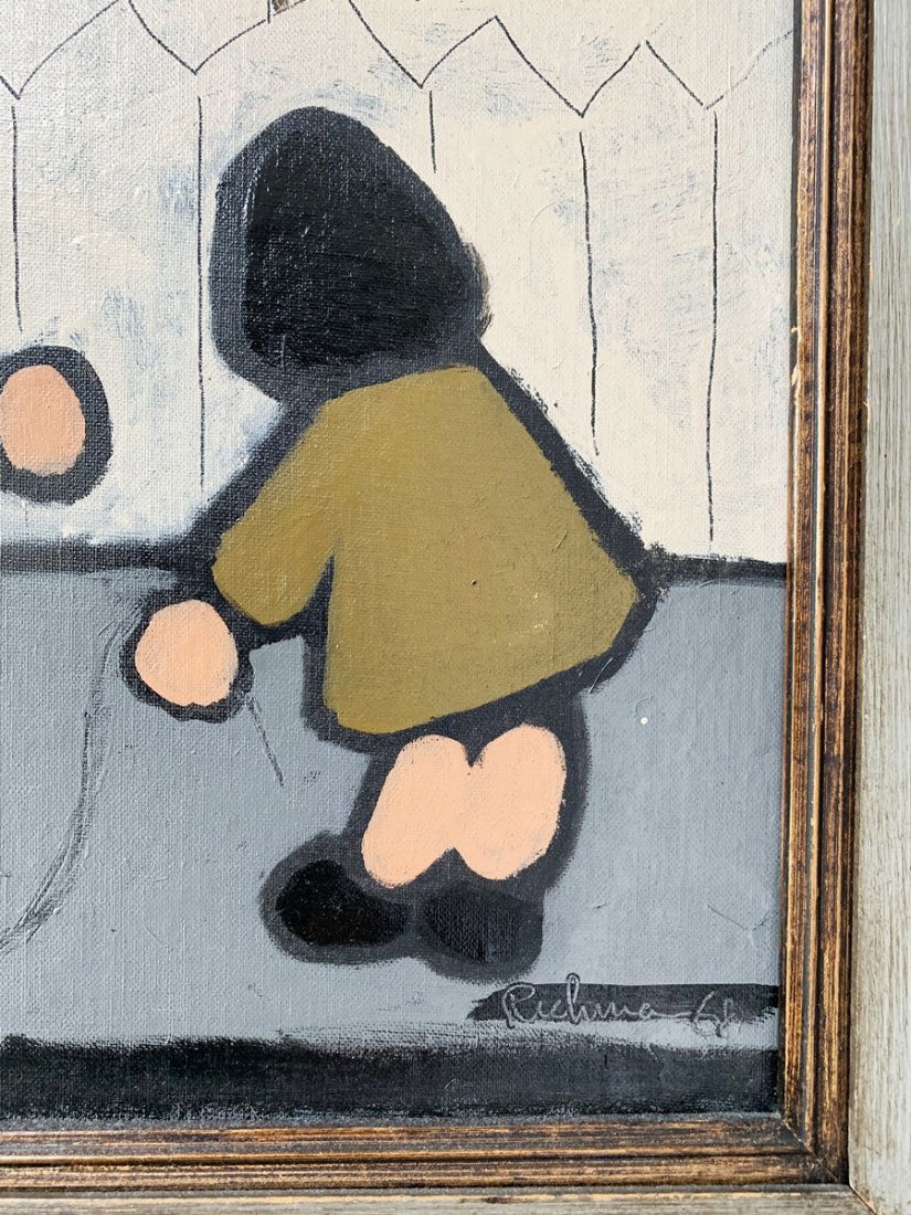 3 Girls Jumping Rope by Gerald Richman, Oil/Canvas - Jul 01, 2020 ...