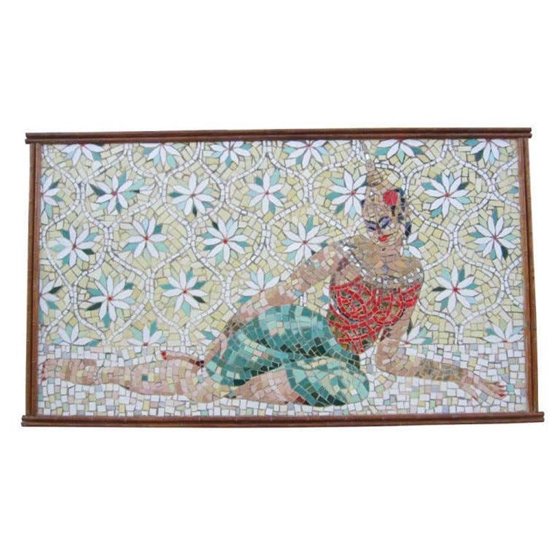 Mosaic Art by Bonnie Jean Malcolm -Cambodian Dancer- | Barnebys