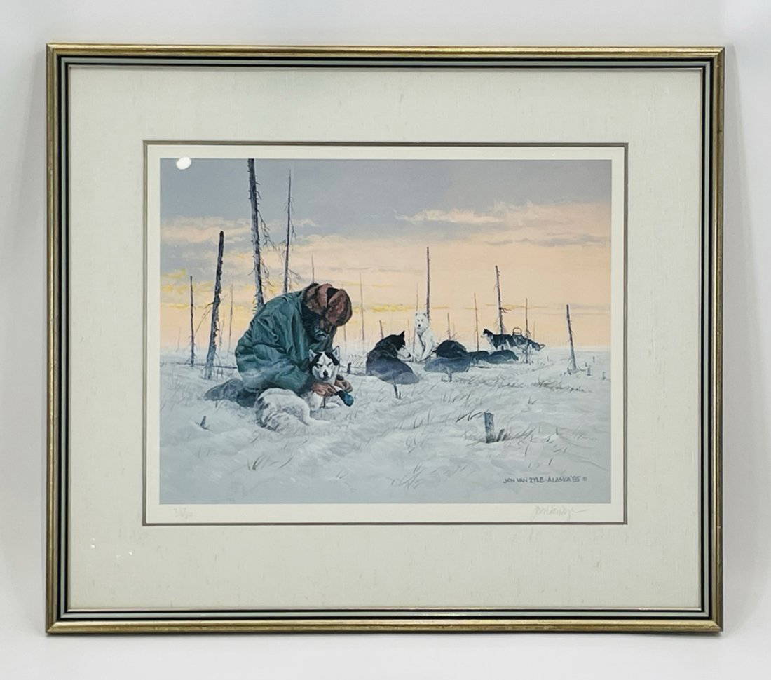 Jon Van Zyle -alaska- Lithograph, Hand- Signed #257/500 Auction