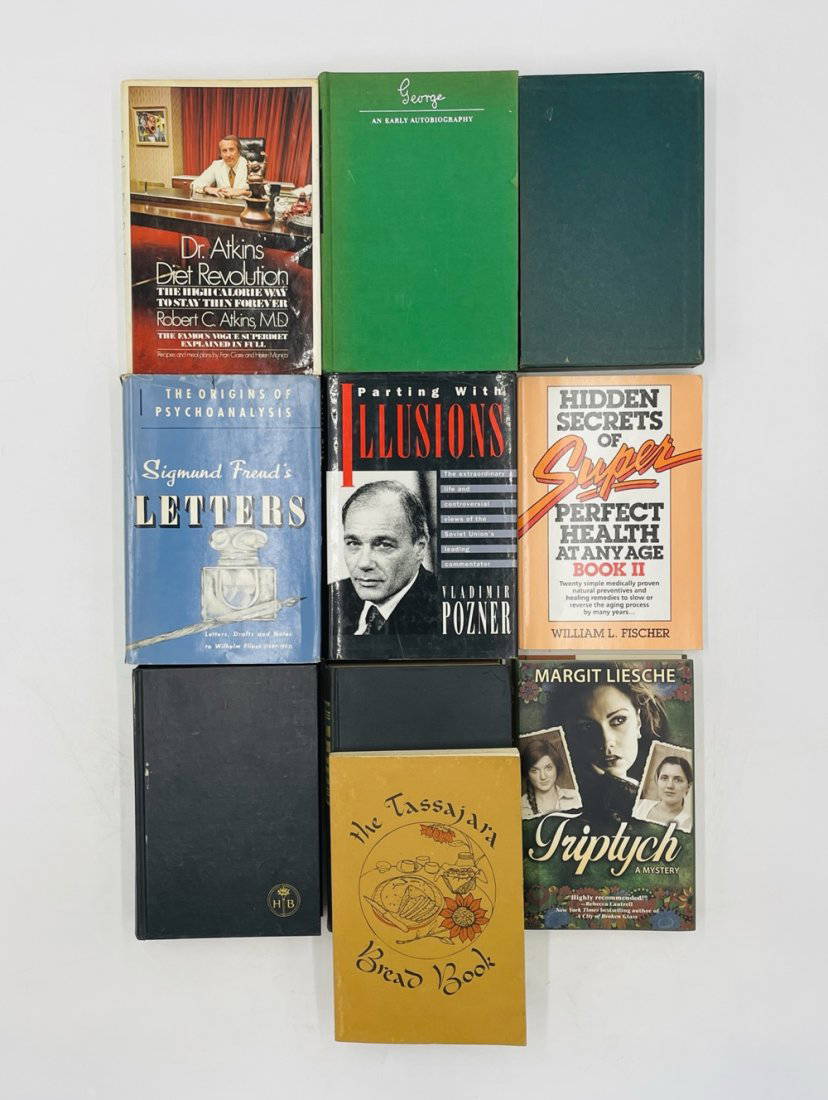 10 Books Including, Sigmund Freud, Vladimir Pozner, Margit Liesche ...