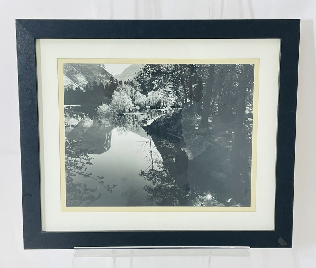 Framed Yosemite Reflection Landscape Photograph By Bob Werling Auction