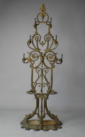 204: AN AMERICAN ROCOCO REVIVAL CAST-IRON hall tree, th - Sep 10, 2006 ...