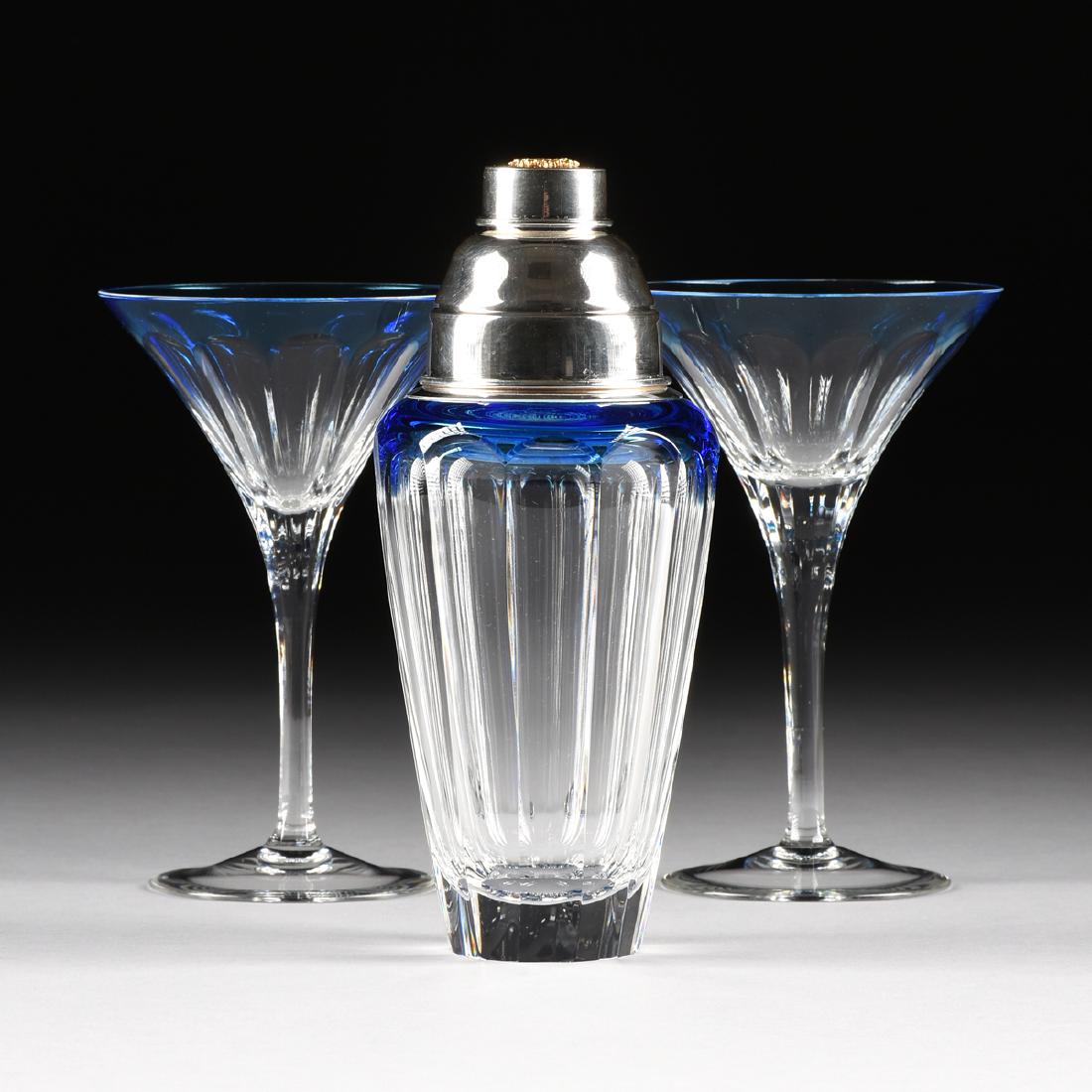 A Set Of Fabergé "grand Duke" Pattern Cased Azure Light