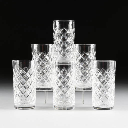 A Set Of Six Waterford Cut Crystal Barware Collection