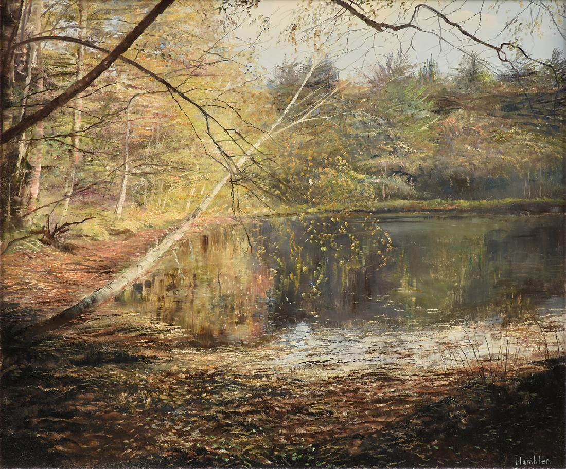 ROBERT HAMBLEN (American b. 1932) A PAINTING, "By Still