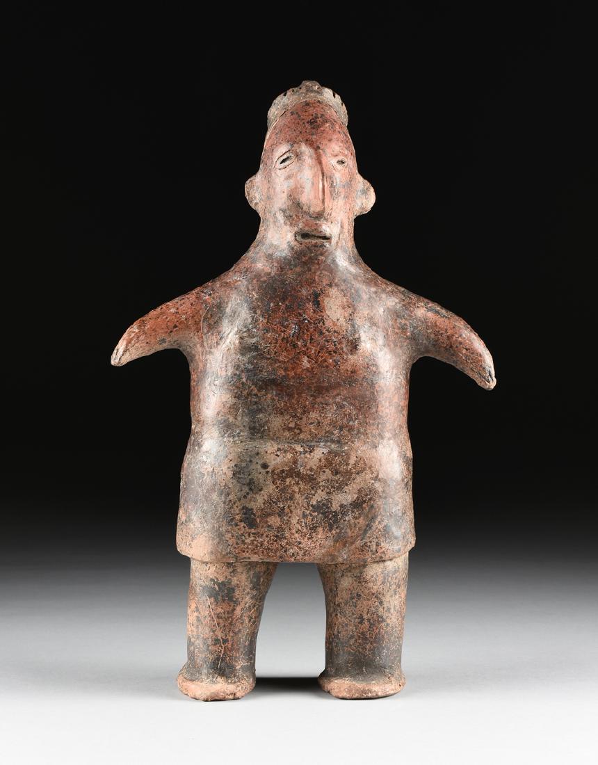 A PRE-COLUMBIAN POTTERY FIGURE, COLIMA, MEXICO, 250 BC