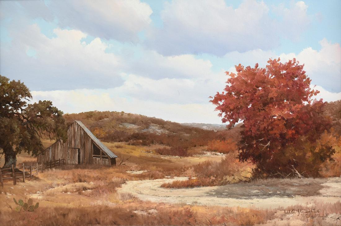 WILLIAM A. SLAUGHTER (American 1923-2003) A PAINTING,