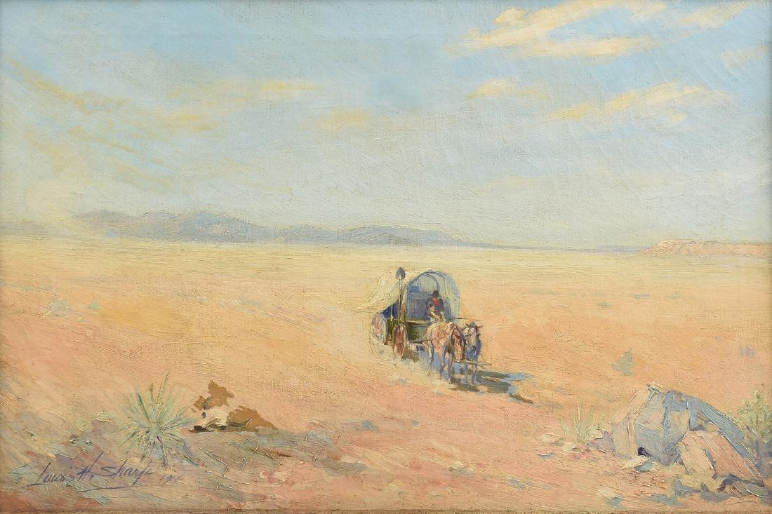 LOUIS HOVEY SHARP (American 1874-1946) A PAINTING, "The