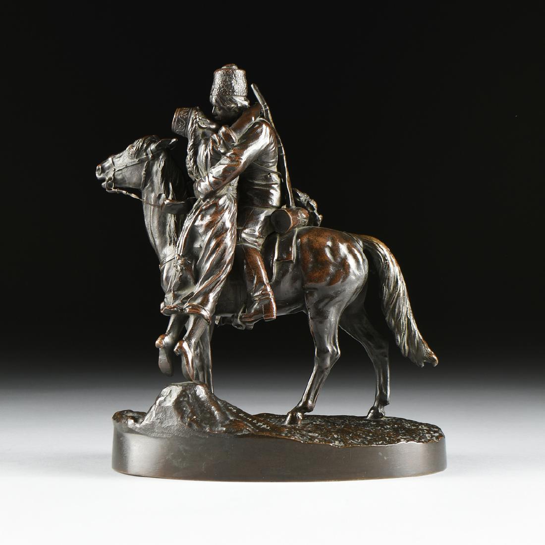 ALBERT MORITZ WOLFF (German 1854-1923) A SCULPTURE,"The