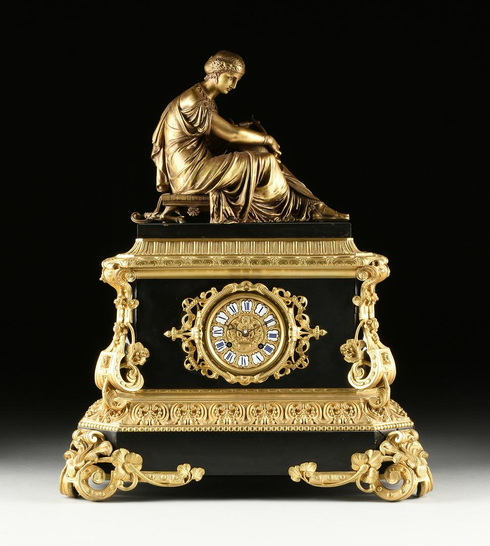 A NAPOLEON III GILT AND PATINATED BRONZE FIGURAL MANTLE - Jun 07, 2020 ...