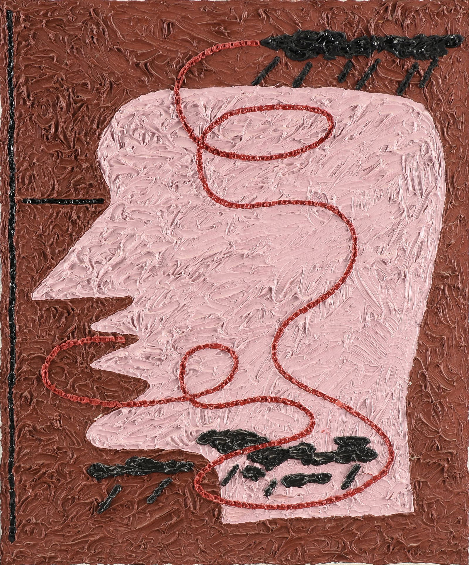 Derek Boshier (british B. 1937) A Painting, "talking