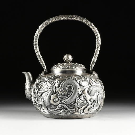 A JAPANESE OVERSIZED REPOUSSÉ SILVER TEAPOT, JAPANESE - Sep 25, 2021 ...