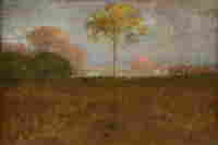 GEORGE INNESS (American 1825-1894) A PAINTING, "Landscape Montclair ...