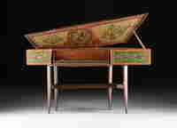 AN ITALIAN HAND PAINTED WOOD OCTAVE SPINET, 17TH/18TH CENTURY, - Oct 01 ...