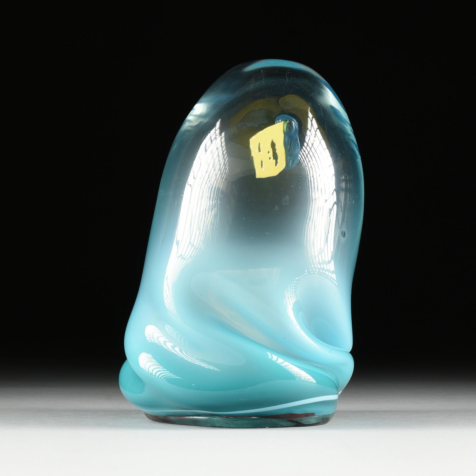 Hank Murta Adams (american B. 1956) An Art Glass Sculpture, "cache Of ...