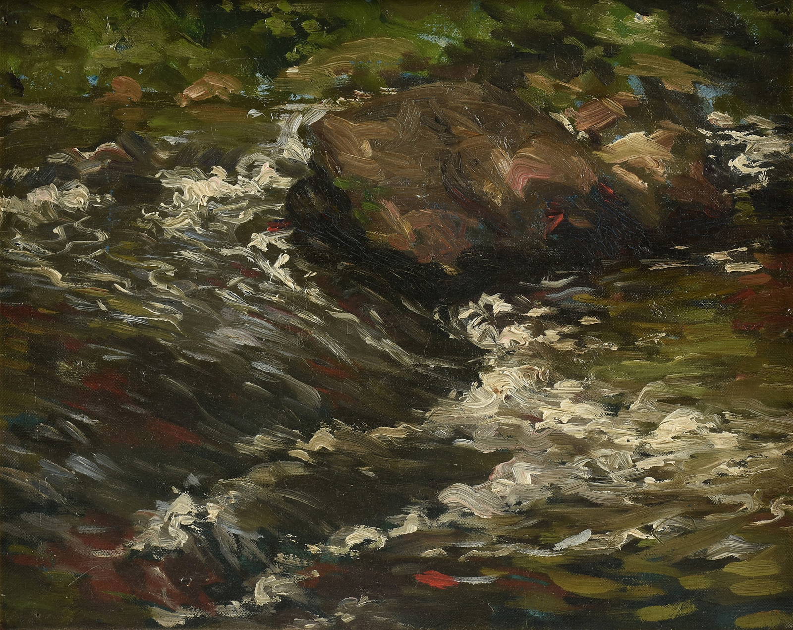 Lillian Mathilde Genth (american 1876-1953) A Painting, "rushing Waters ...