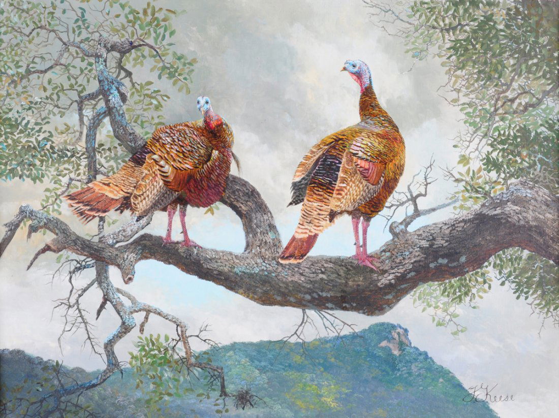 TRAVIS KEESE (American/Texas b. 1932) A PAINTING,