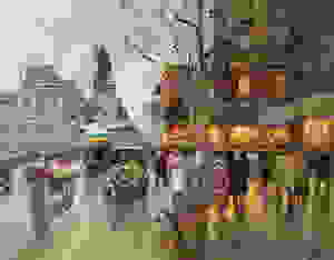 Edward Cortez (french 1882 1969) A Painting, "pla