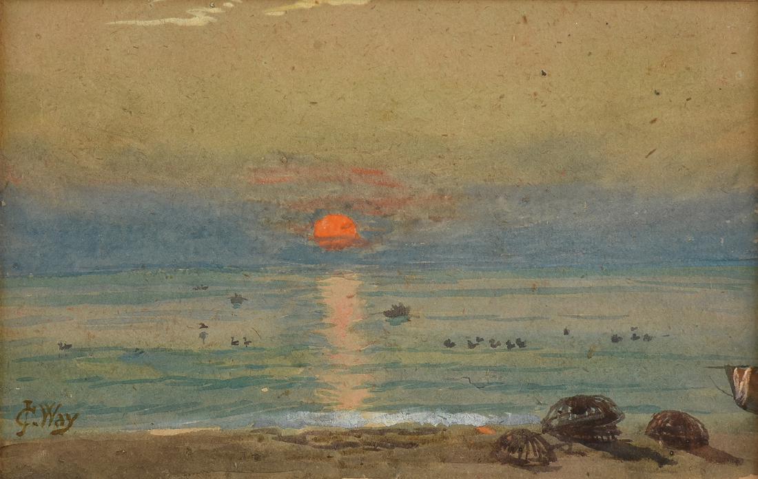 CHARLES JONES WAY (British 1835-1919) A PAINTING,