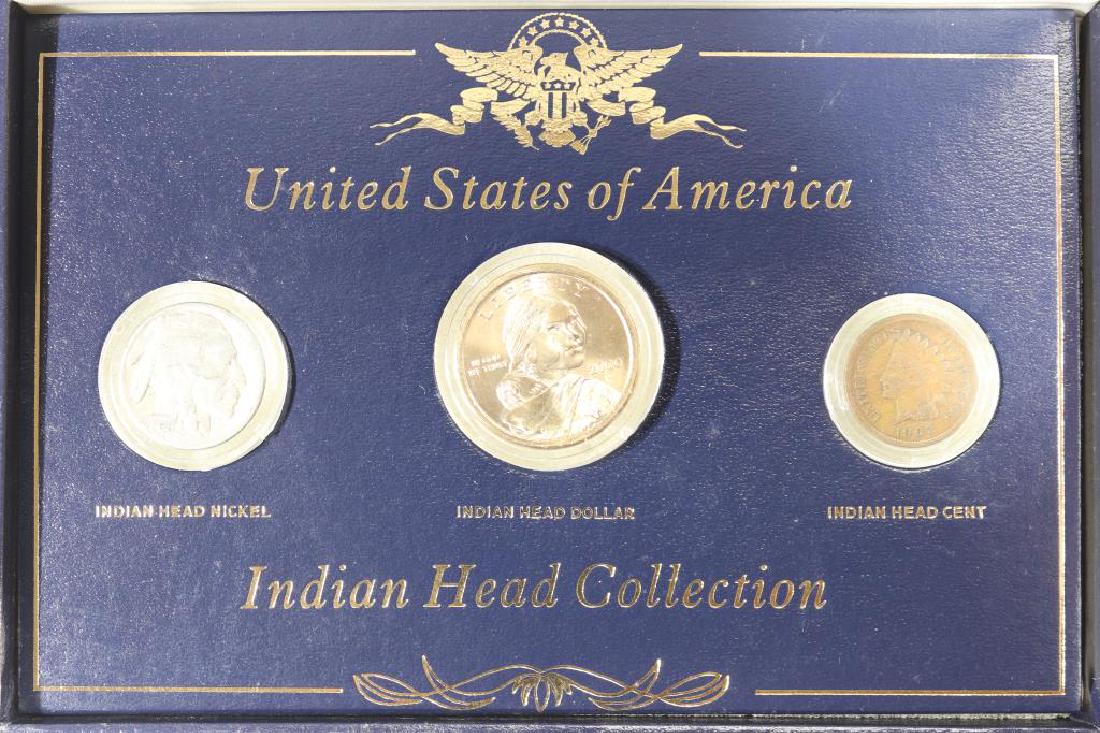 INDIAN HEAD COLLECTION AS SHOWN