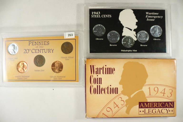 2 Us Coin Sets, Wartime Coin Collection Which