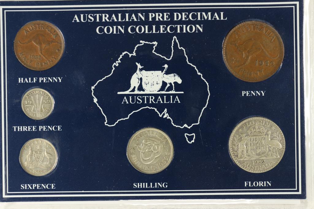 1952 Australian Pre Decimal Coin Collection