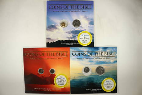 Coins Of The Bible 3 Replica Coins From Biblical