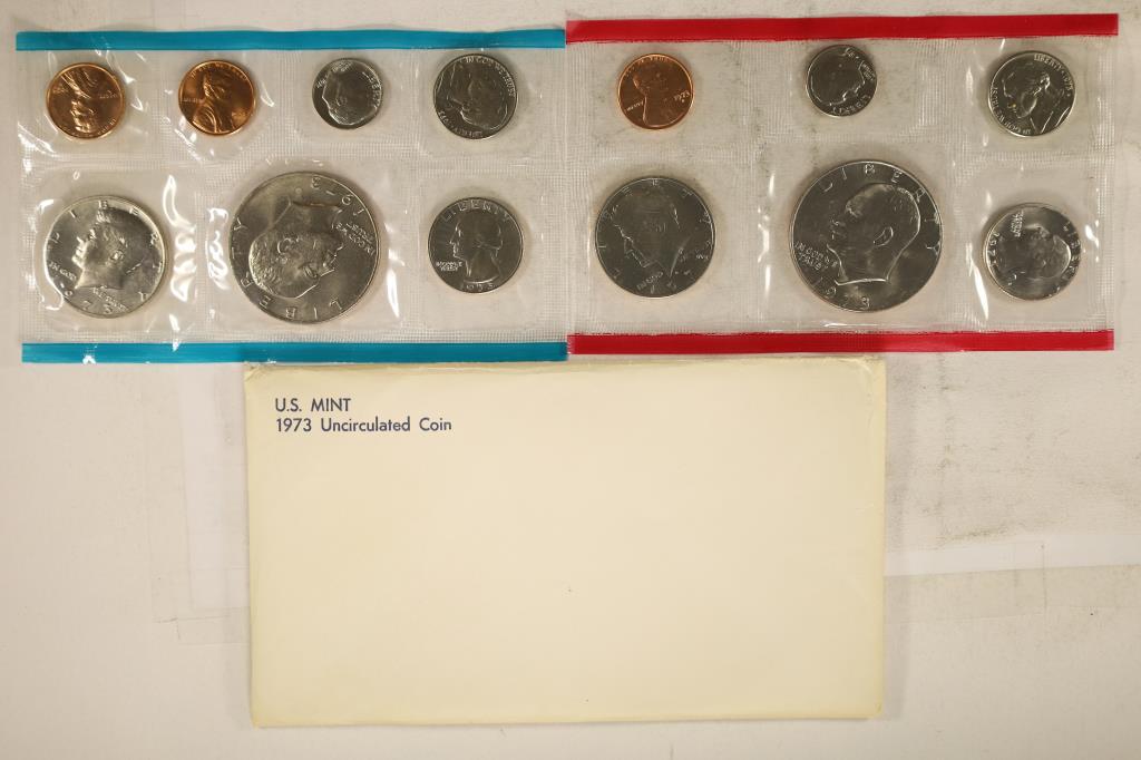 1971 Us Mint Set (unc) P/d/s (with Envelope)