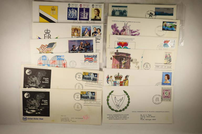 12-ASSORTED 1ST DAY COVERS: SPACE, US STEEL, - Feb 28, 2022 | BIDALOT ...