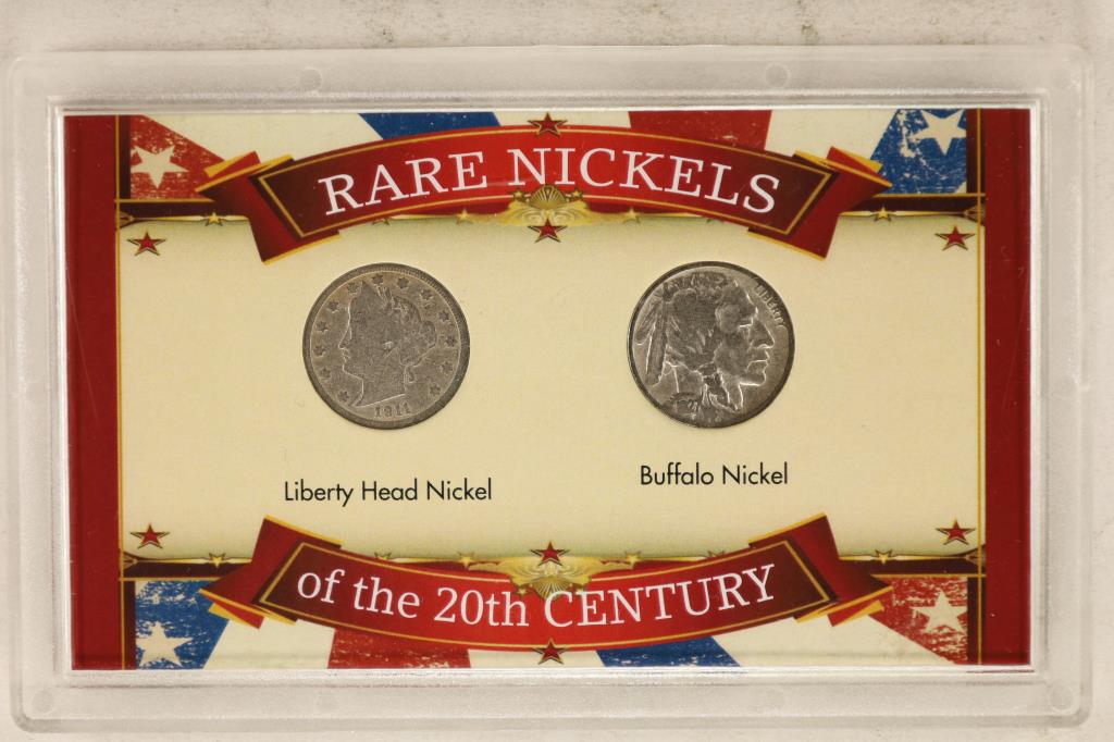 Rare Nickels Of The 20th Century Contains: 1911
