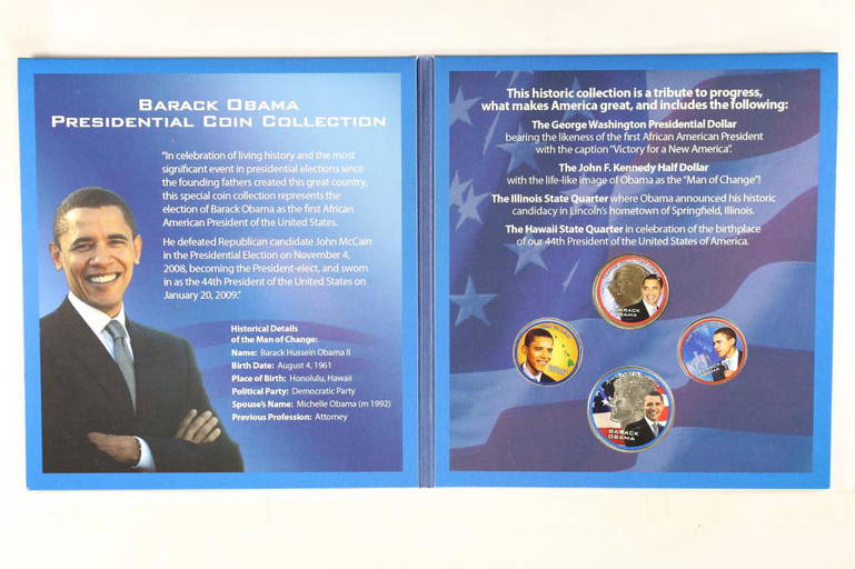 BARACK OBAMA PRESIDENTIAL COIN COLLECTION WITH: (#0081) on Jul 04, 2022 ...