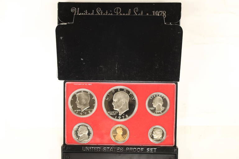 1978 US PROOF SET (WITH BOX) - Aug 22, 2022 | BIDALOT COIN AUCTION in FL