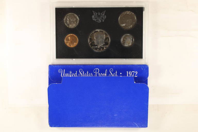 1972 US PROOF SET (WITH BOX) - Aug 22, 2022 | BIDALOT COIN AUCTION in FL