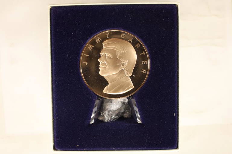 1977 JIMMY CARTER PROOF BRONZE INAUGURAL (#0062) on Sep 12, 2022 ...