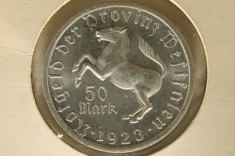 1923 German 50 Mark Unc