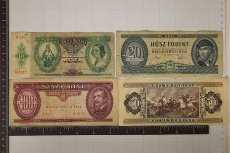 1975 Budapest Magyar Nemzeti 20 Forint Cu Bill