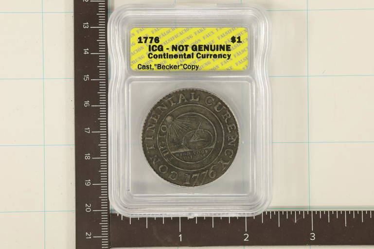 1776 Continental Currency Icg Not Genuine