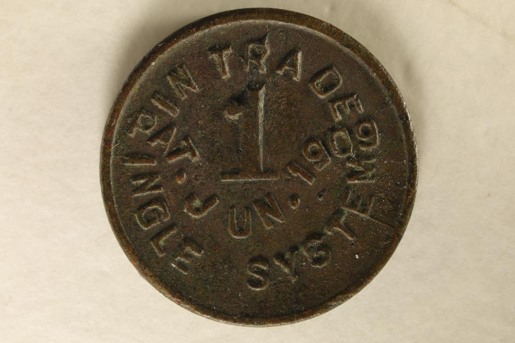 1909 Trade Token "paul C. Deiss" Ingle System 1 In Auction