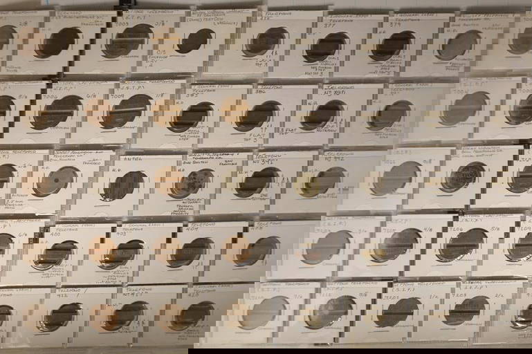 40 Assorted Telephone Tokens From United States,