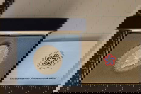 1 Oz. Sterling Silver Pf Us Bicentennial Round