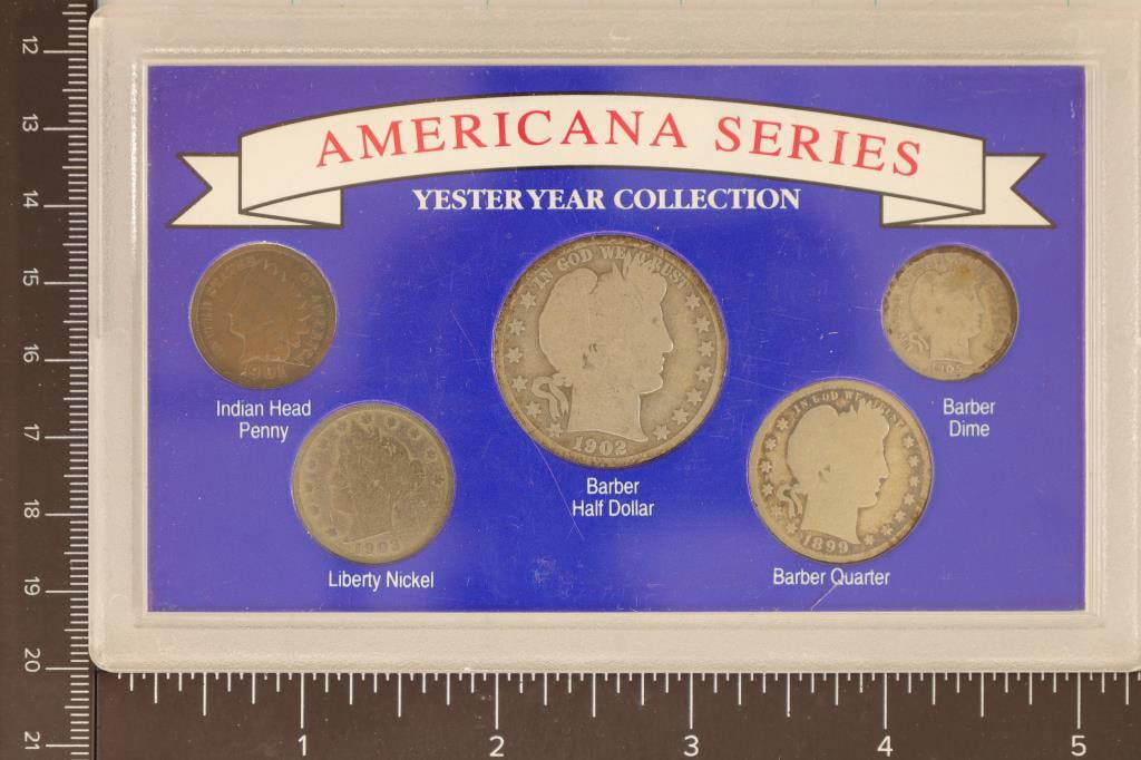 Americana Series Yesteryear Collection With 5 Us Auction