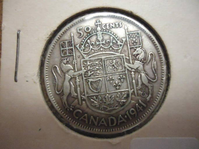 1941 Canada Silver 50 Cent