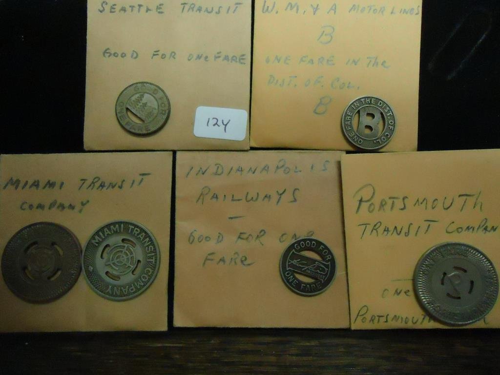 6 Transportation Tokens See Description Seattle