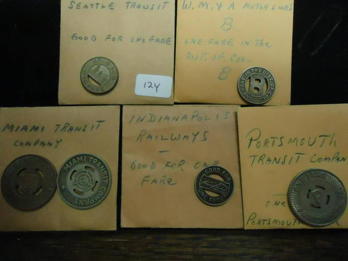 6 Transportation Tokens See Description Seattle