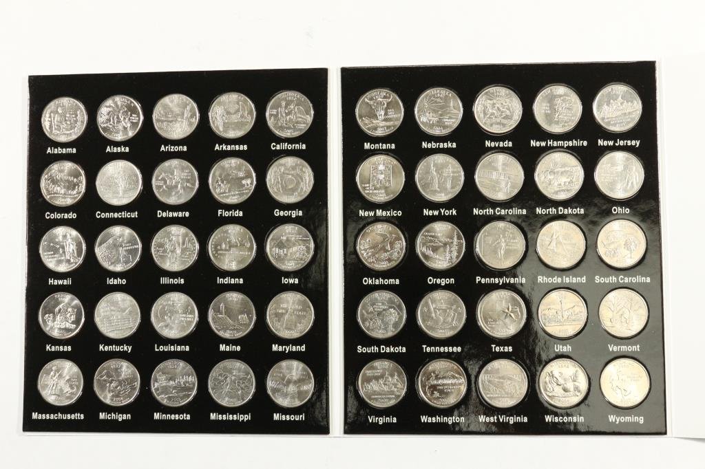 50 STATES QUARTER COLLECTION 50 COINS Oct 03 2016 BidALot Coin Auction In MN 50-states-quarter-collection-50-coins-oct-03-2016-bidalot-coin-auction-in-mn